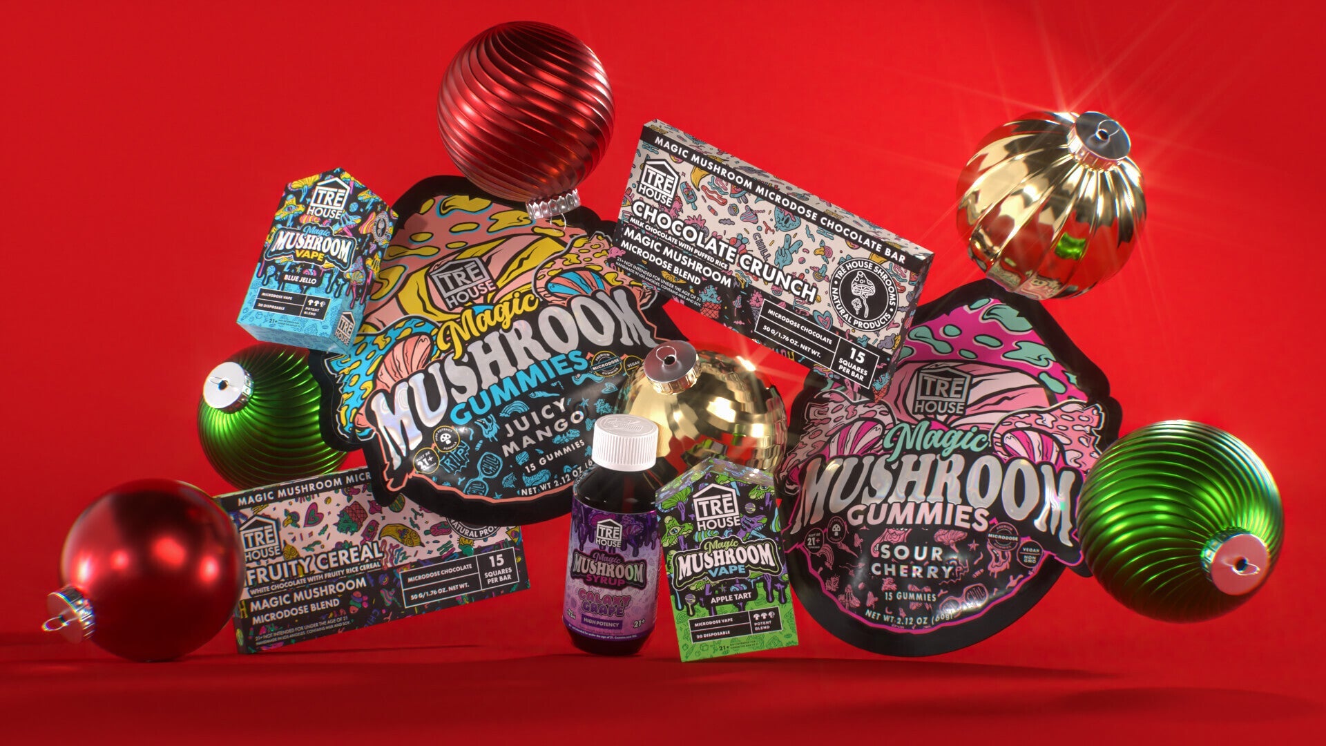 Holiday Guide 2024: Best Magic Mushroom Gifts - TRĒ House